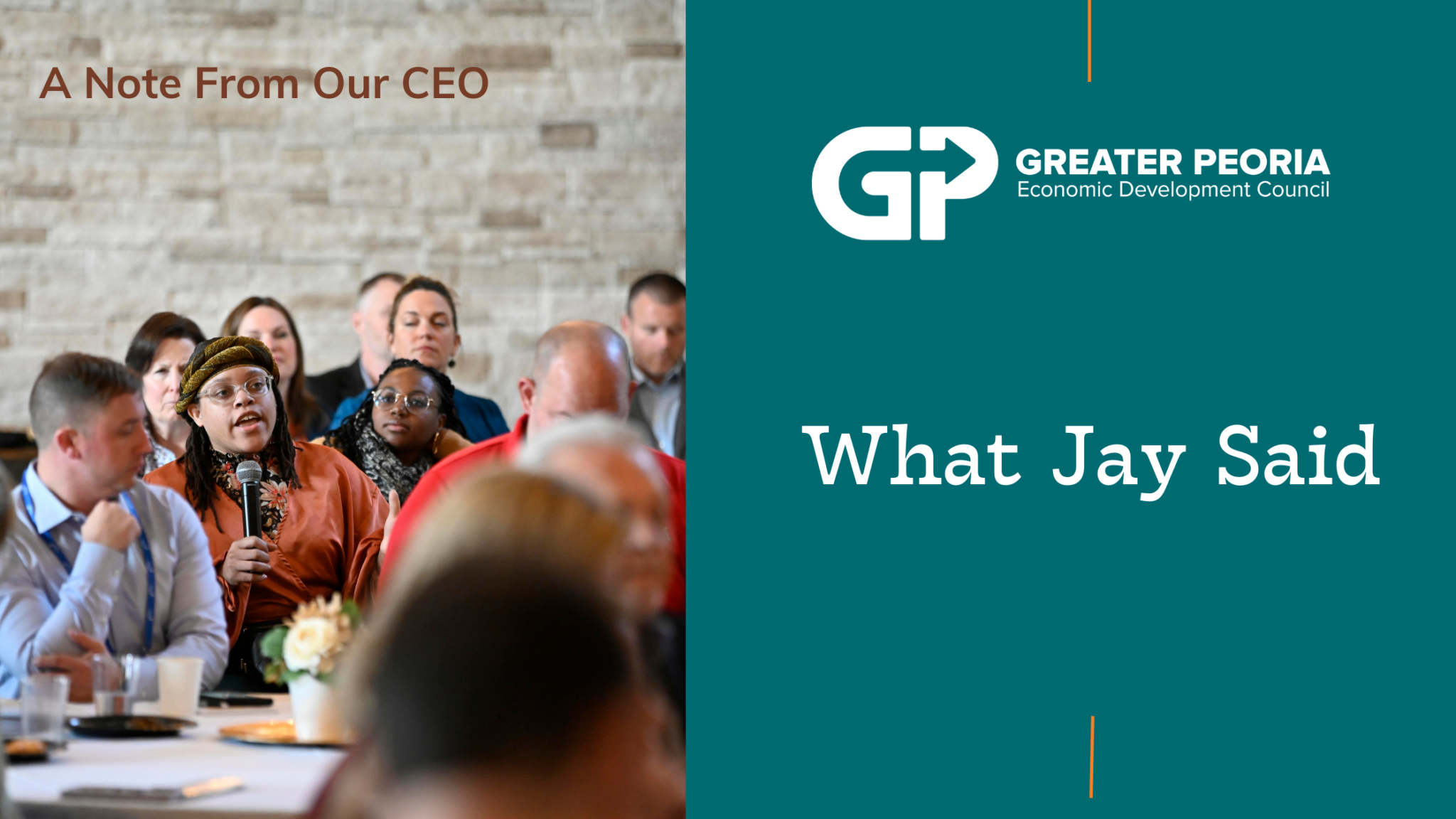 What Jay Said - Greater Peoria EDC